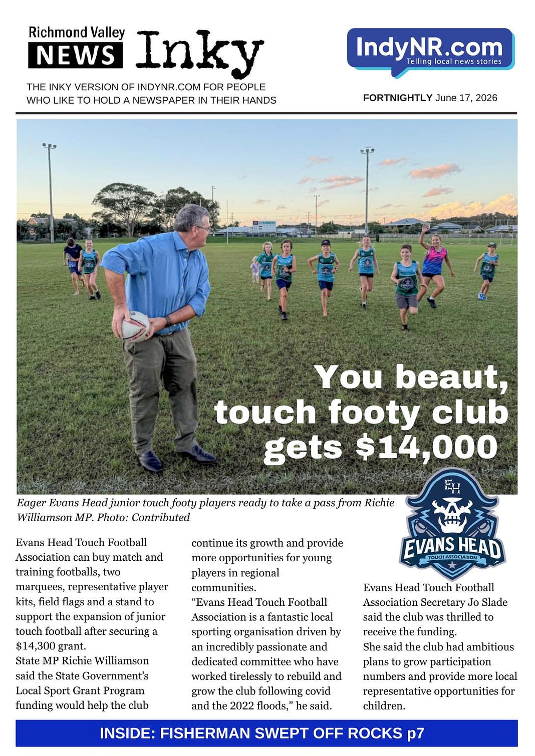 Richmond Valley News INKY, 17 June 2026 I Australian Rural & Regional News